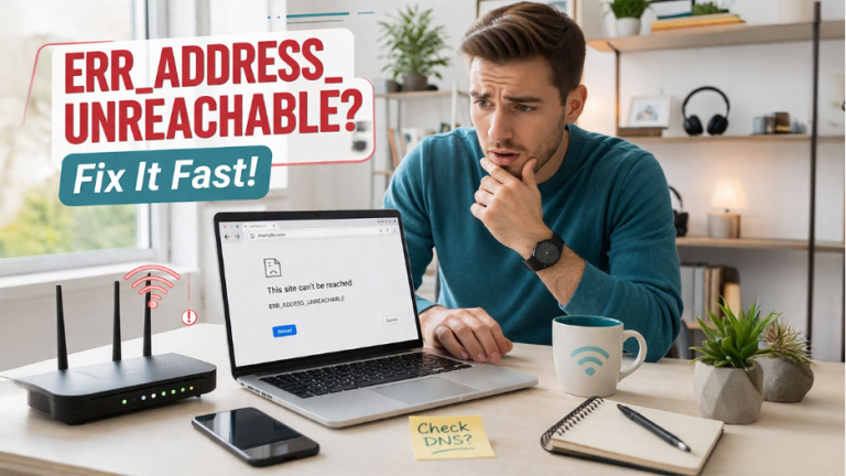 ERR_ADDRESS_UNREACHABLE: Common Causes and How to Fix It in Chrome